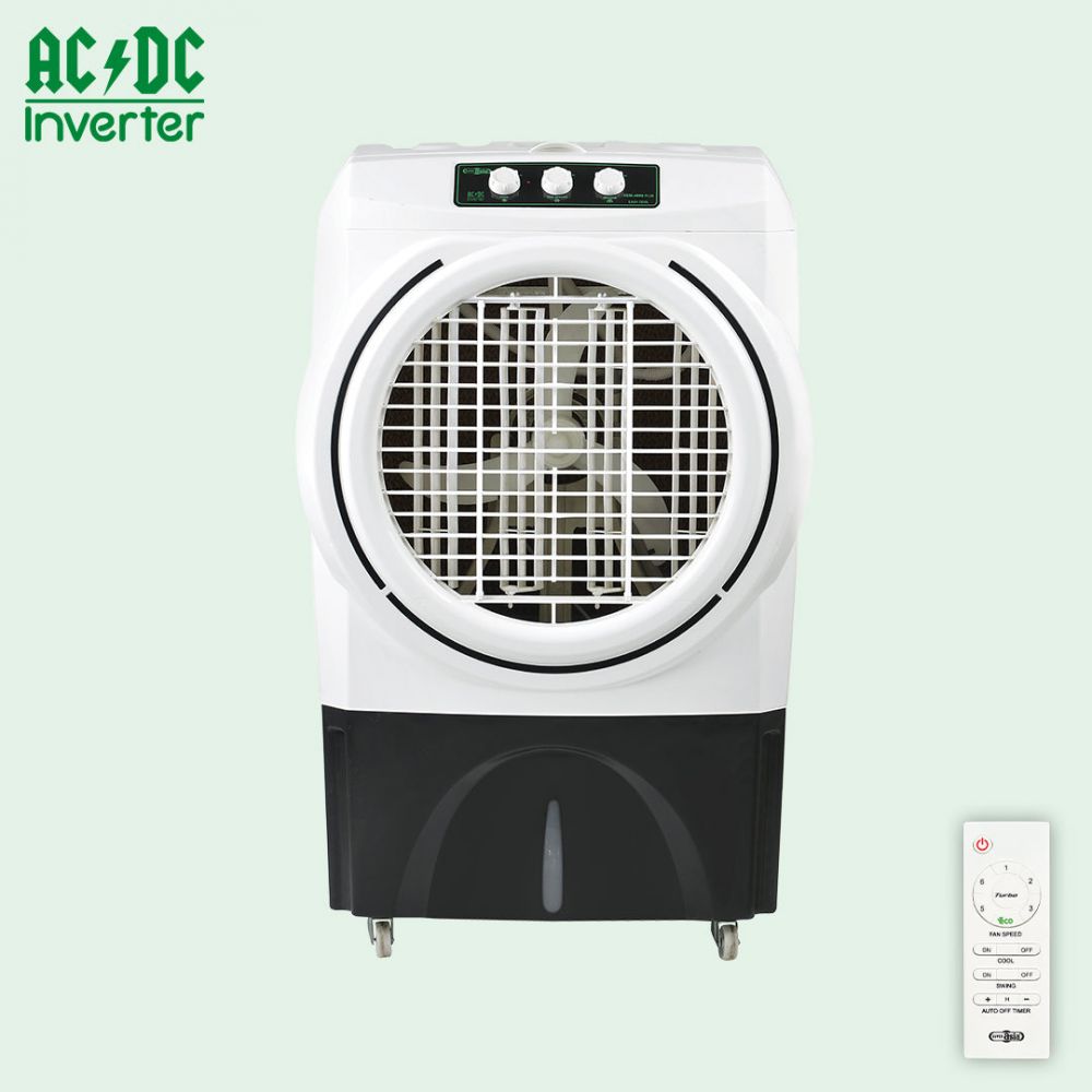Super Asia ECM-4600 Plus AC/DC Room Cooler Remote Control 50 Liter Tank Capacity With 6 Ice Pack ...